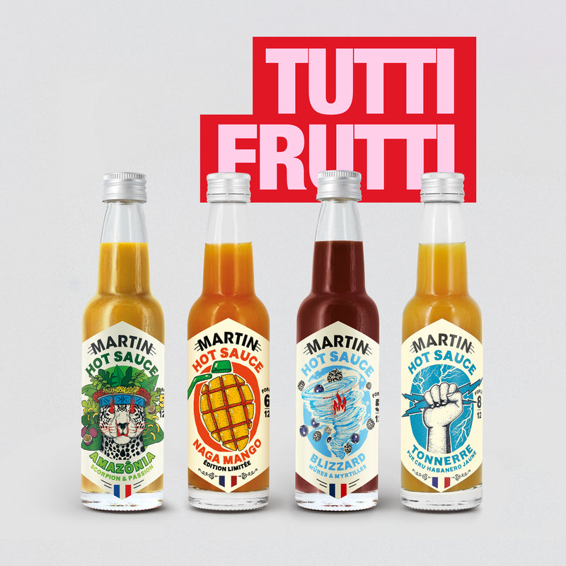 PACK TUTTI FRUTTI – SAUCES MARTIN